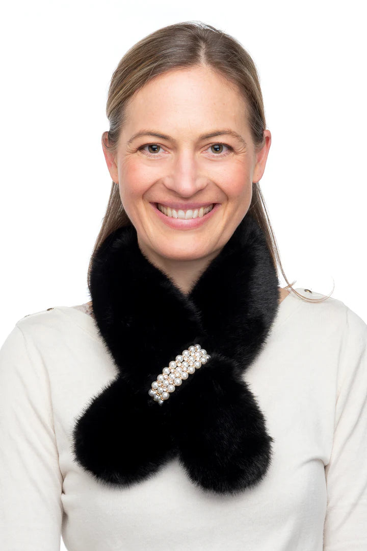 Franchetti Bond - Fabiana Loðkragi með perluskrauti – Belladonna.is